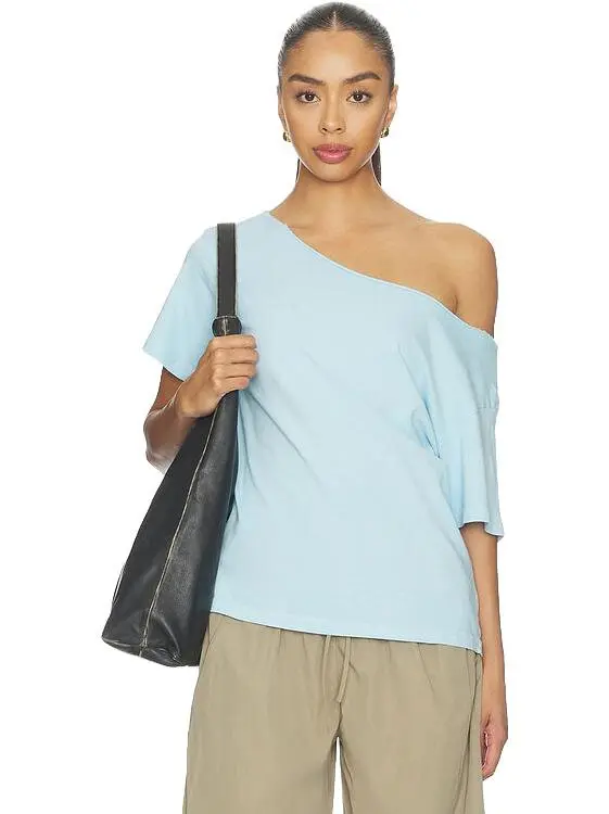 Daydreamer Off The Shoulder Tee - Bluey