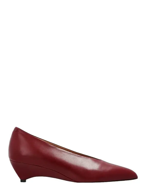 JIL SANDER Pointed Wedge Pumps - Red