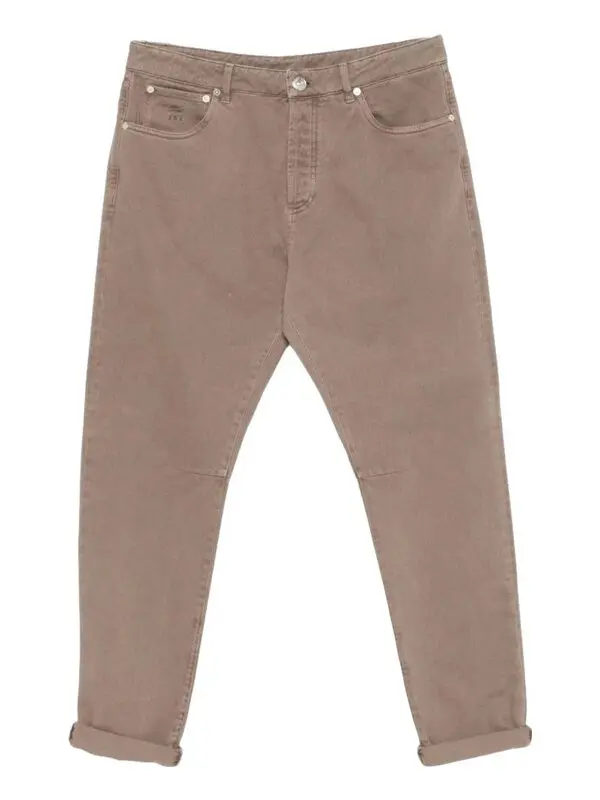 Brunello Cucinelli Five-pocket Jeans - Brown