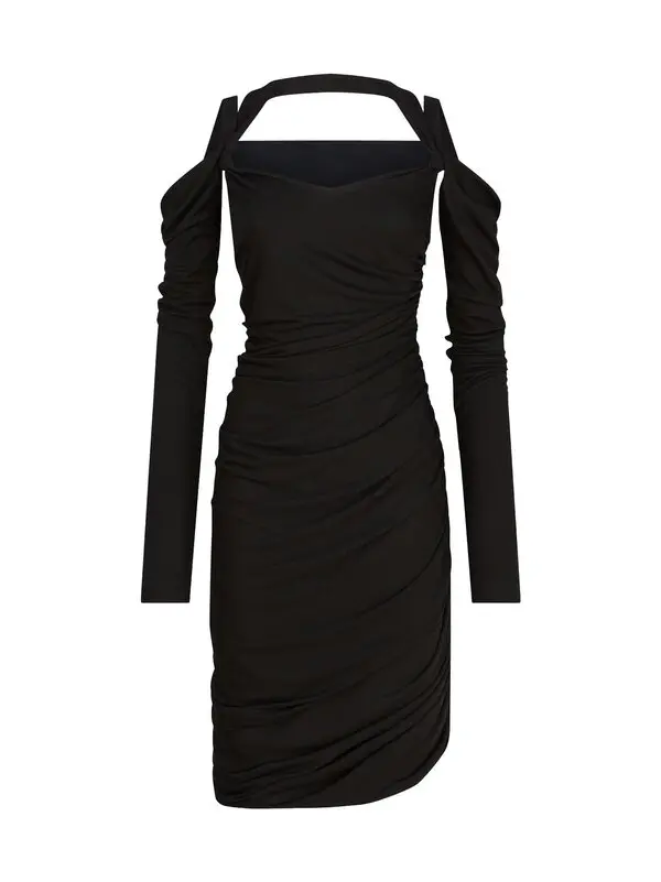 Attico Off-shoulder Midi Dress - Multicolor