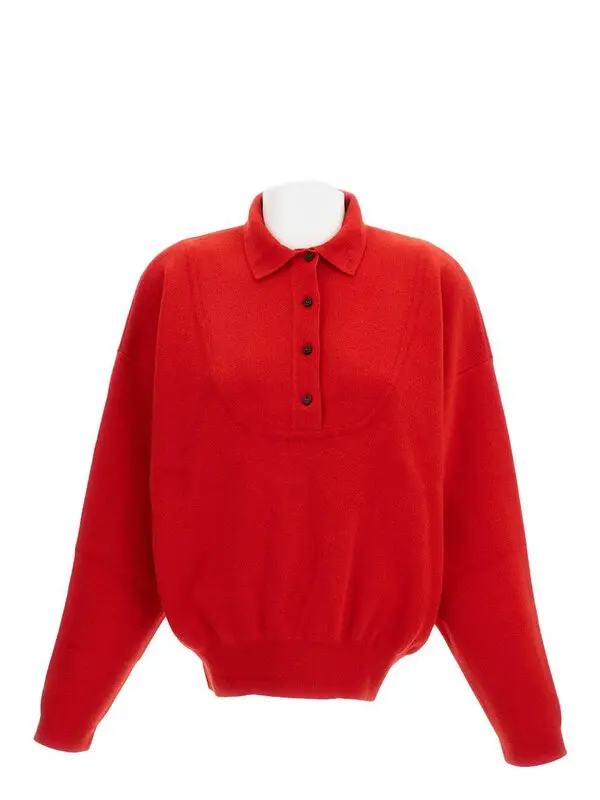 Jacquemus Polo La Maille Vareuse Pallone - Multicolor