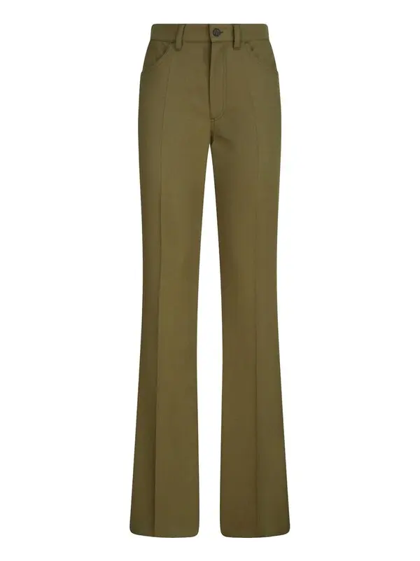Attico Long Flare Pants - Multicolor