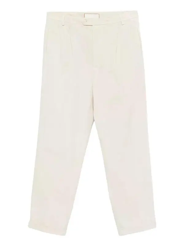 BONHEUR Belt-loop Pleated Trousers - Neutrals