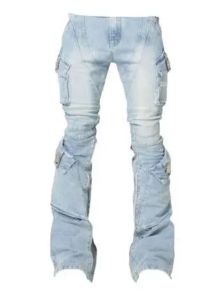 GUAPI Aqua Black Ops Denim Jeans - Blue