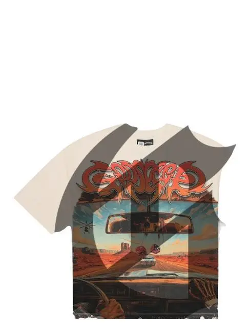 GODSPEED On The Run T-shirt - Bone