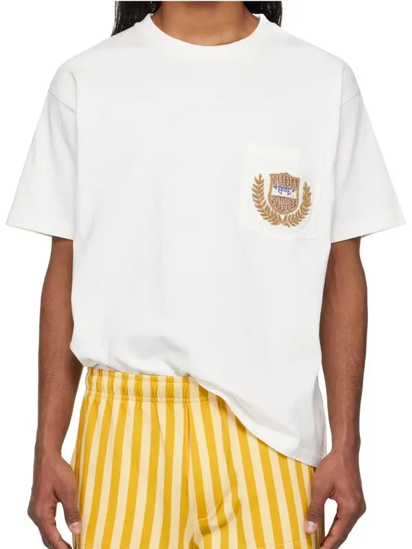 BODE Cotton T-shirt - Cream