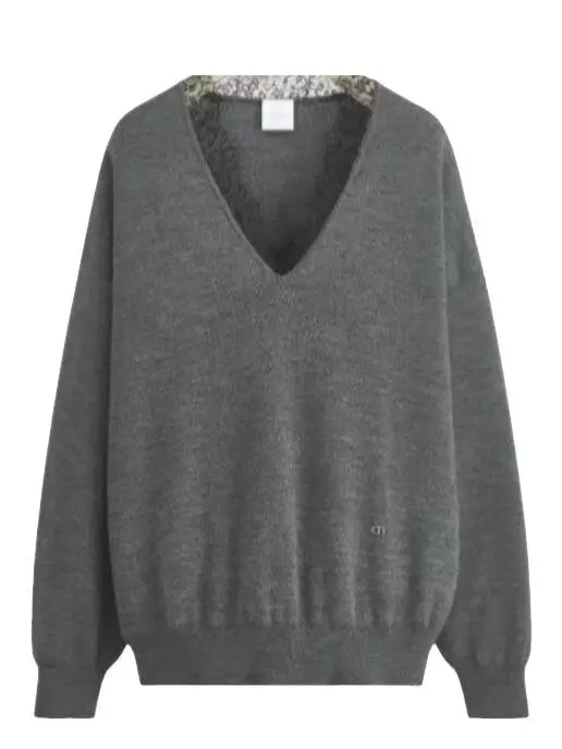 Dior Christian Lace Embellished Knitted Jumper - No