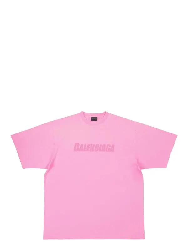 Balenciaga Boxy Fit T-shirt - Pink