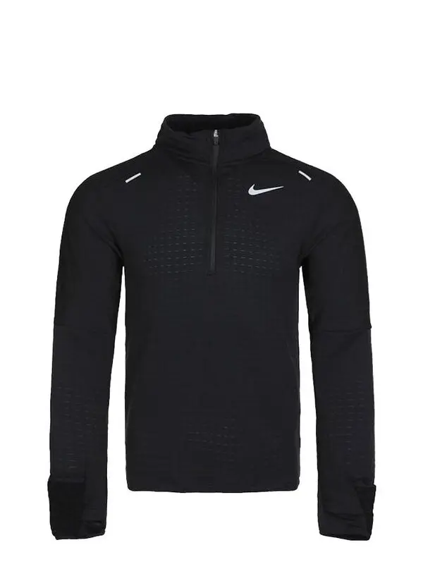 Nike Sphere Dri-fit Half Zipper Fleece Pullover - Black