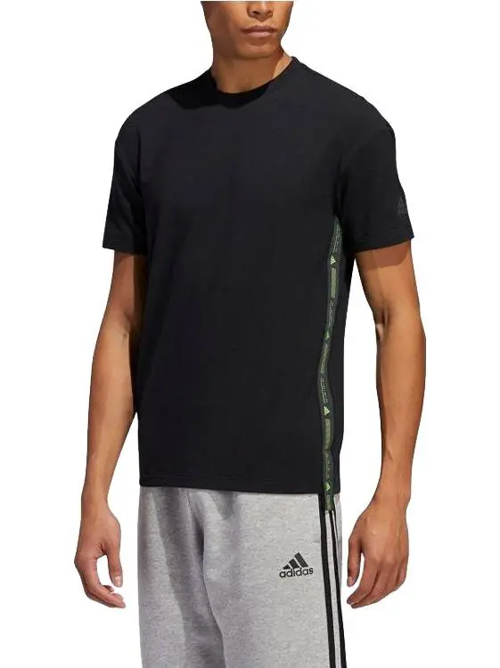 Adidas Gfx T Prime Side Round Neck Short Sleeve - Black