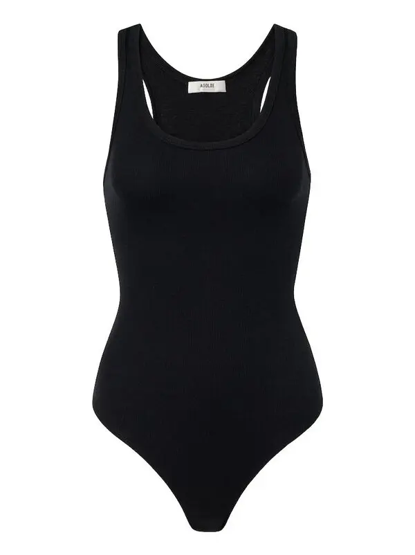 AGOLDE Jersey Bodysuit - Black