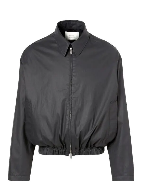 Studio Nicholson Lyons Cotton Twill Jacket - Black