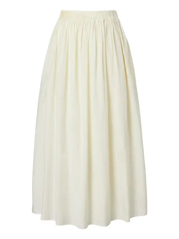 Loulou De Saison Naya Maxi Skirt - White