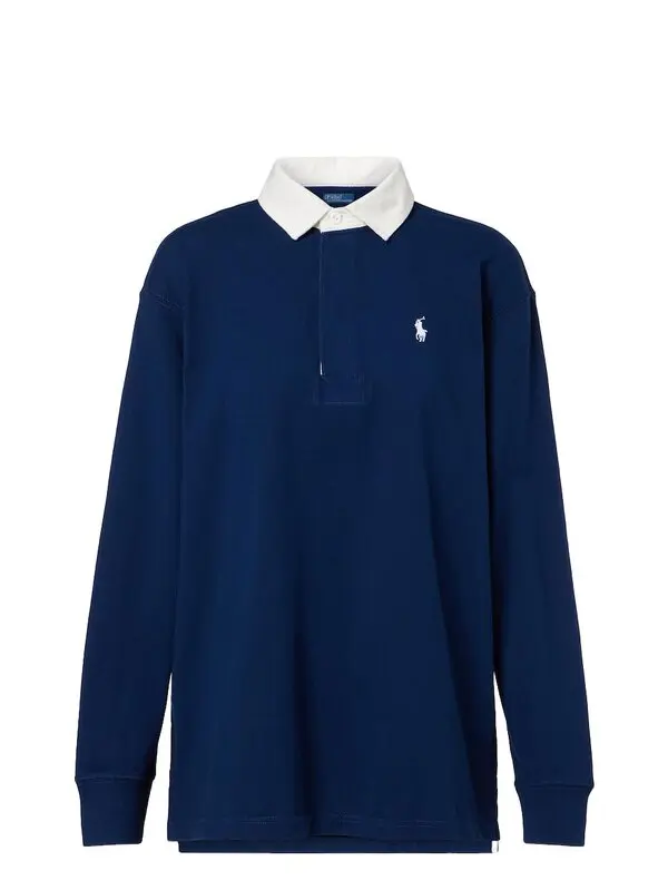 Polo Ralph Lauren Cotton Polo Sweatshirt - Blue