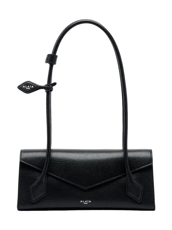 Alaïa Le Teckel Small Leather Shoulder Bag - Black