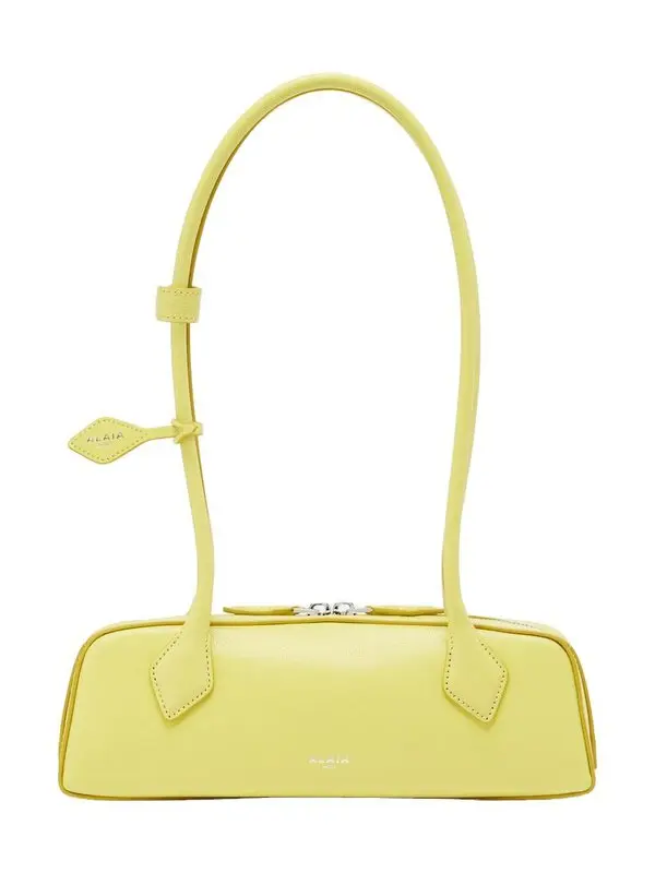 Alaïa Le Teckel Small Leather Shoulder Bag - Yellow
