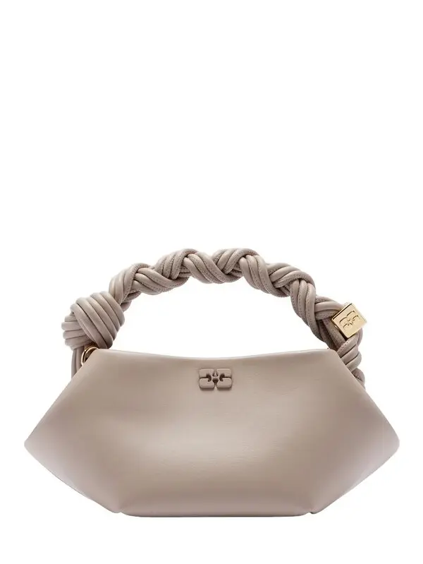 GANNI Bou Mini Top-handle Bag - Grey