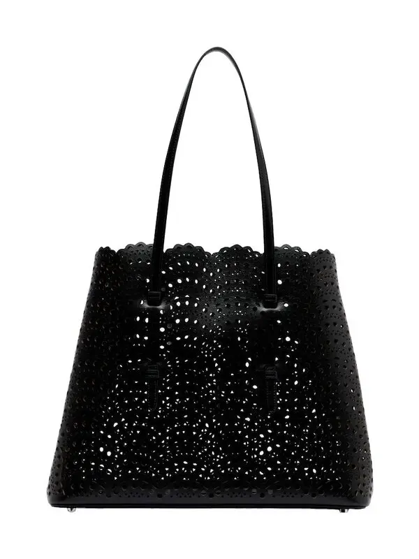 Alaïa Vienne Leather Tote Bag - Black