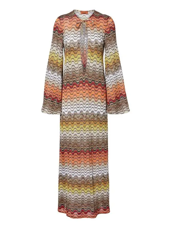 Missoni Wave Lamé Beach Dress - Multicoloured