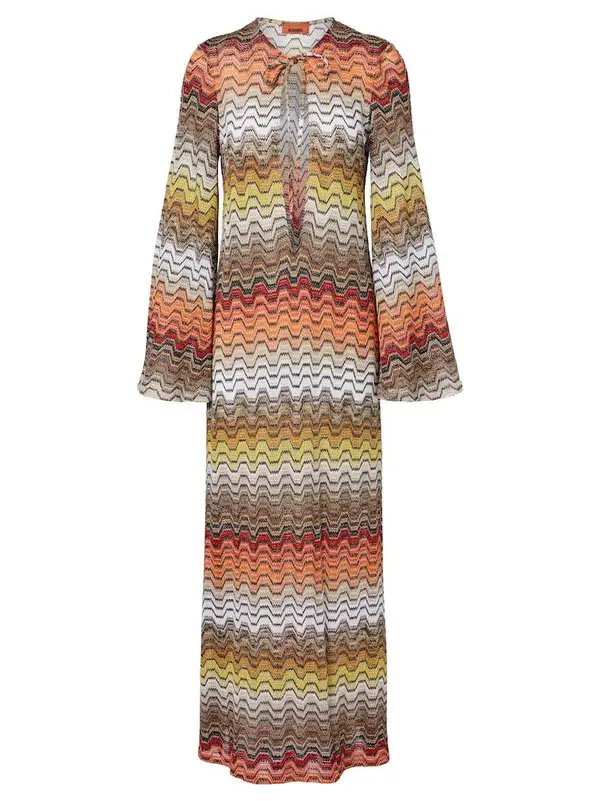 Missoni Wave Lamé Beach Dress - Multicoloured