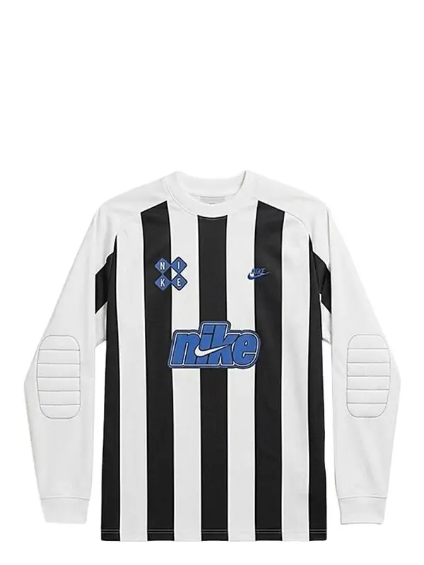 Nike Long Sleeve Sportswear Top - Black And White