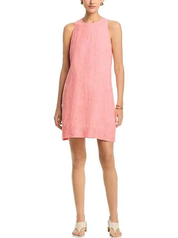 Tommy Bahama Linen Trapunto Short Dress - Ember Red
