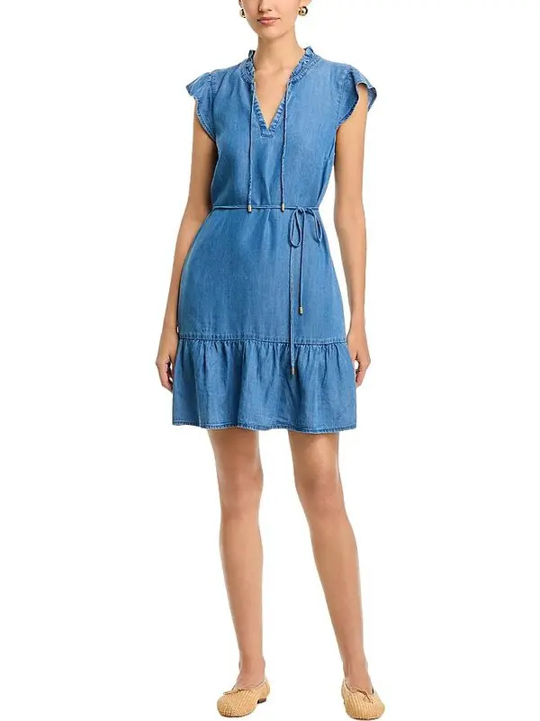Tommy Bahama Bahia Blooms Short Sleeve Dress - Medium Indigo Wash