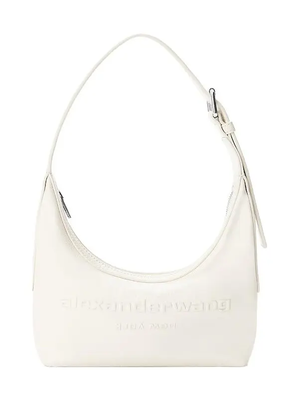 Alexander Wang Punch Small Leather Hobo Bag - Vanilla