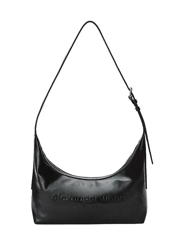 Alexander Wang Punch Leather Sling Bag - Black