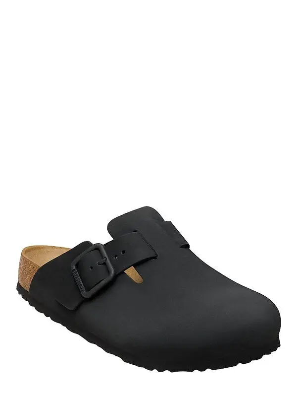 BIRKENSTOCK Boston Wire Buckle Clogs - Black