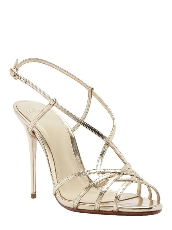 ALEXANDRE BIRMAN Kim Stiletto Sandals - Golden