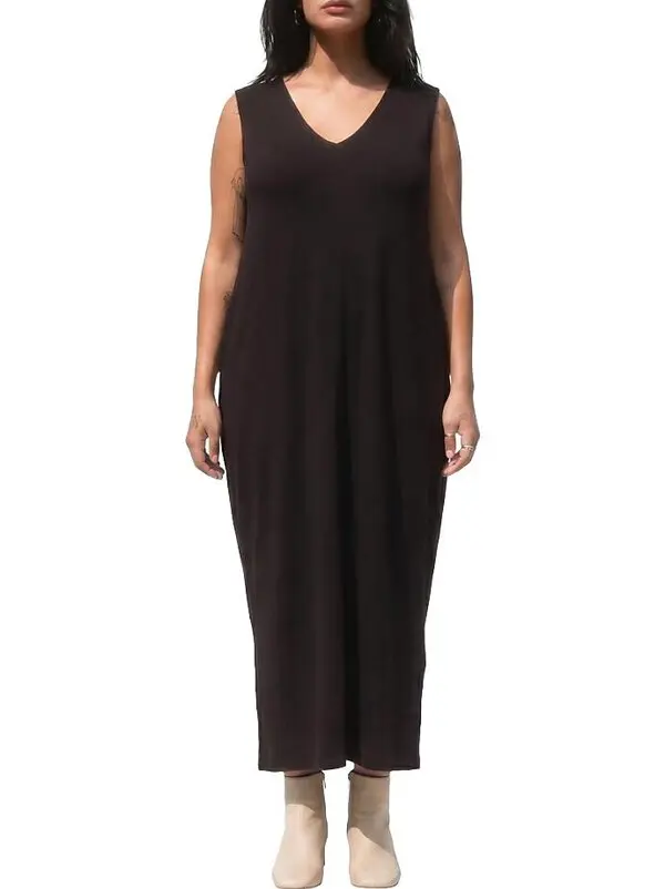 Universal Standard Claremont Liquid Jersey Maxi Dress - Black