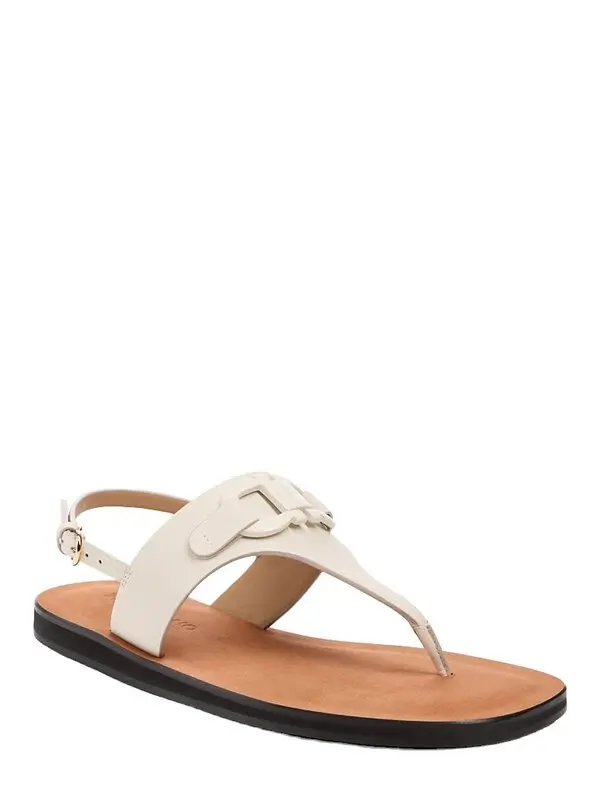 FERRAGAMO Siriana Thong Sandals - Mascarpone