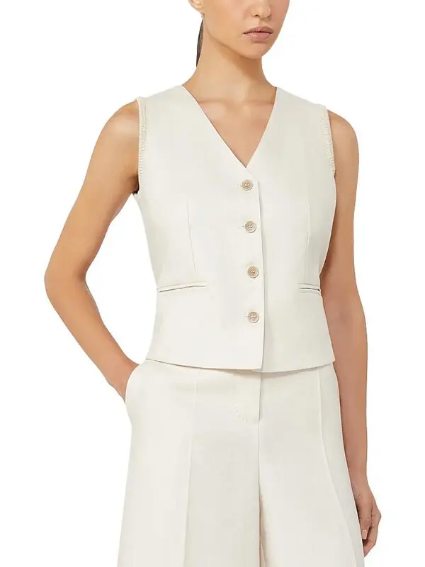 Max Mara Mxmcalibri Gilet - Beige