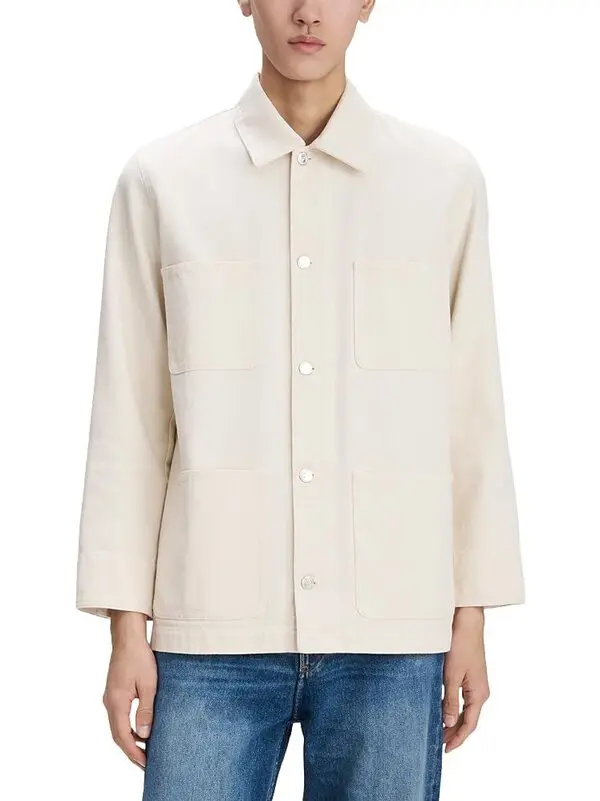 A.p.c. Cotton Button-up Jacket - Off White