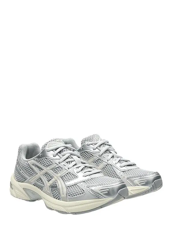 Asics Gel-1130 Lace-up Mesh And Synthetic Sneakers - Cloud Grey/oatmeal