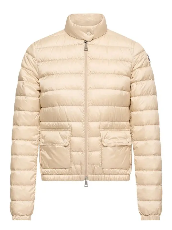 Moncler Lans Short Down Jacket - Beige