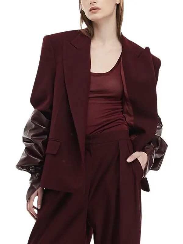 MOTHER OF ALL Doris Jacket - Burgundy