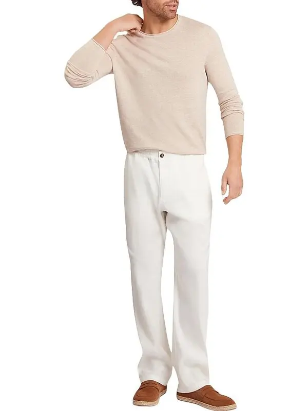 Ted Baker London Yaen Regular Fit Linen Blend Sweater - Taupe