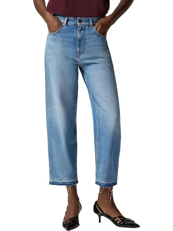 Pinko Estelle Low Rise Balloon Jeans - Vintage Wash
