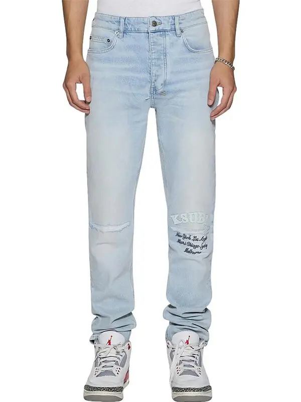 Ksubi Chitch Kstellar Effect Slim Fit Jeans - Denim
