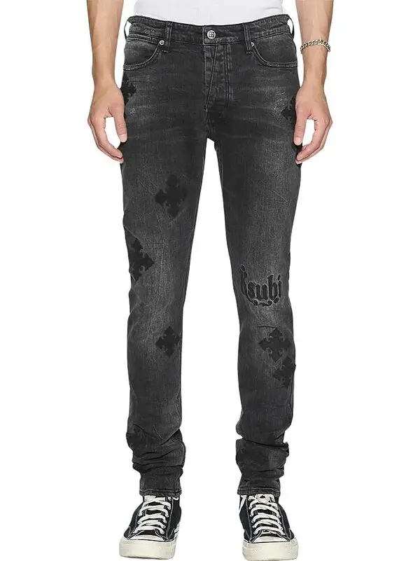 Ksubi Van Winkle Skinny Fit Jeans - Black