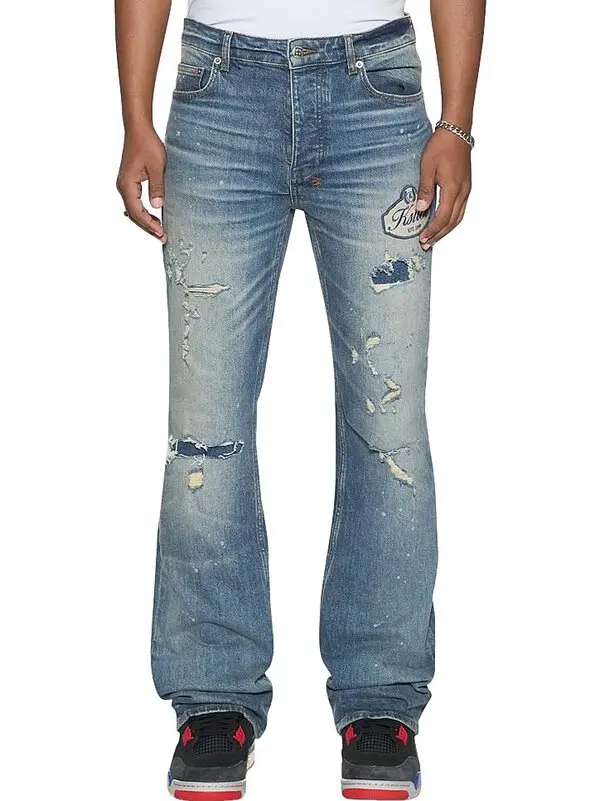 Ksubi Bronko Hendrix Bootcut Fit Jeans - Denim