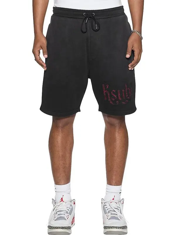 Ksubi Logo Track Shorts - Charcoal