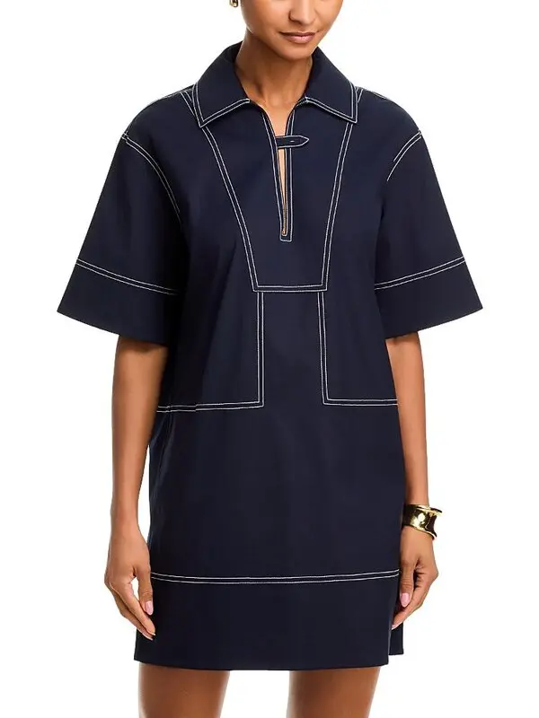 Veronica Beard Phelix Dress - Navy