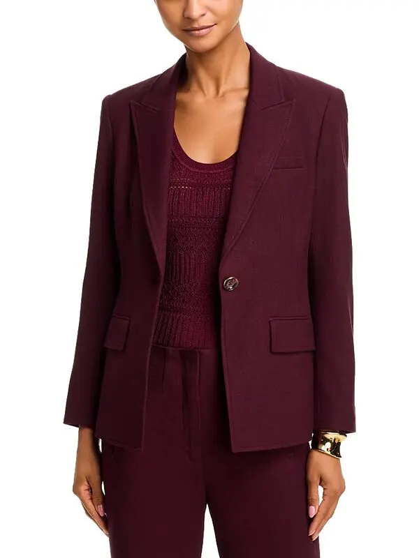 Veronica Beard Isaac Dickey Jacket - Raisin