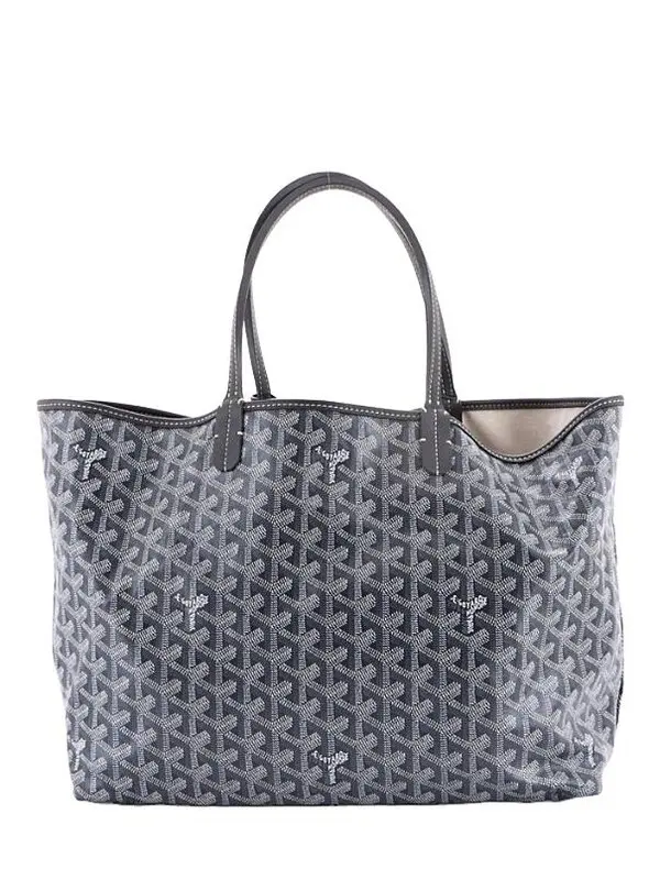 Goyard Pm Saint Louis Tote Coated Canvas - Gray