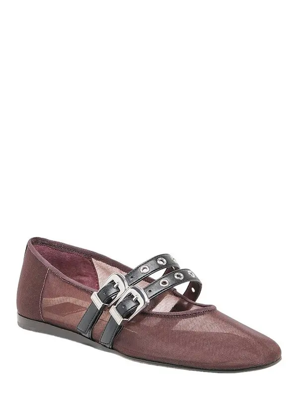Dolce Vita Baylee Grommet Mesh Flats - Berry Mesh
