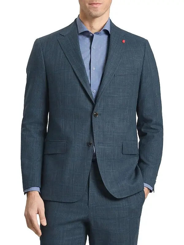 Ted Baker London Plaid Modern Fit Suit Jacket - Dark Teal