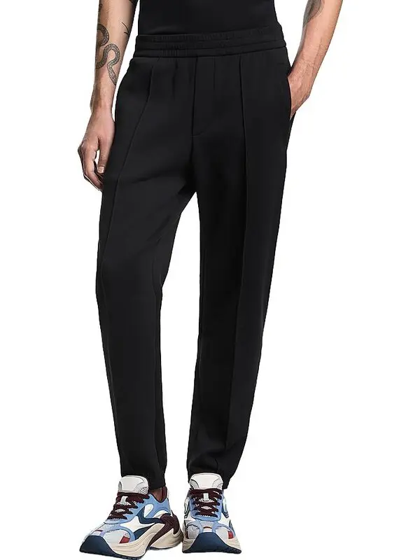 Emporio Armani Essential Double Jersey Joggers - Navy Blue